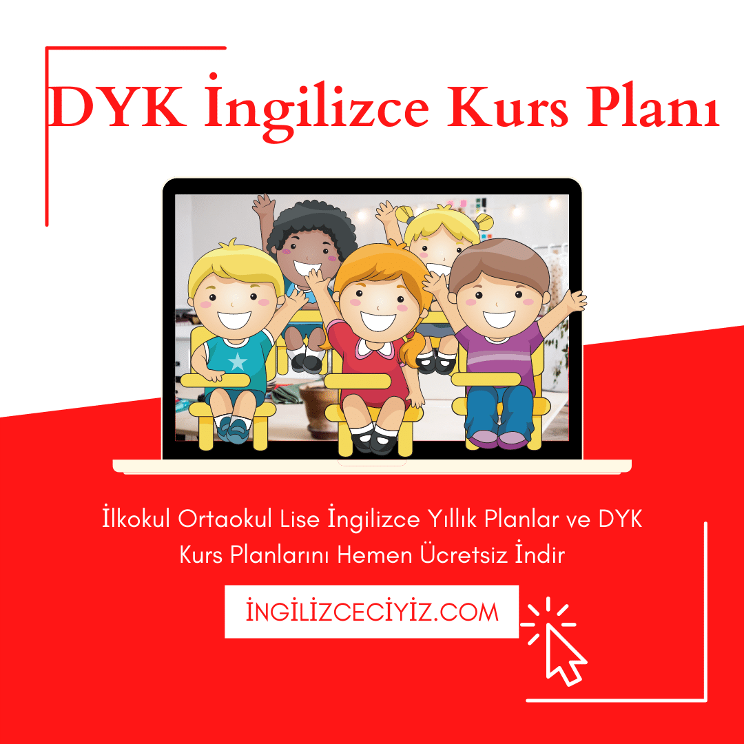 2025-2026 DYK İngilizce Kurs Planı - DYK İngilizce Yıllık Plan