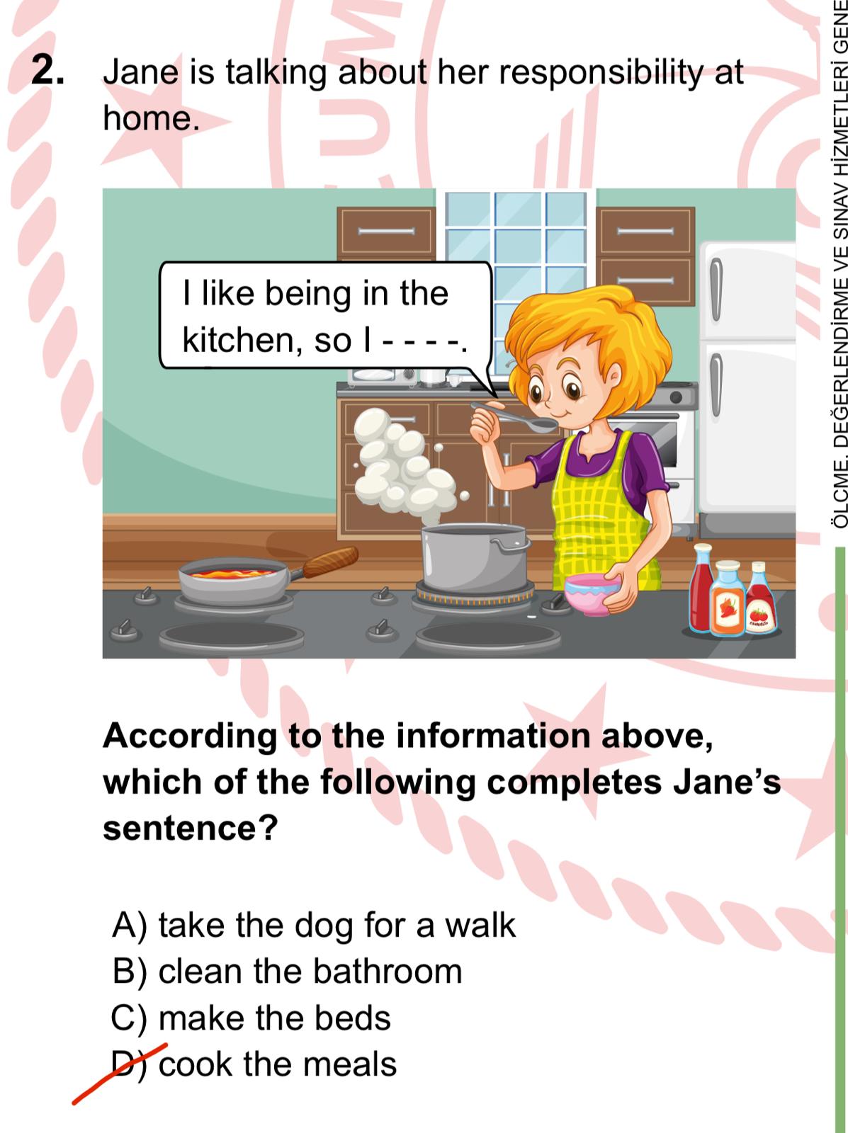 2024 LGS İngilizce Soruları ve Cevapları