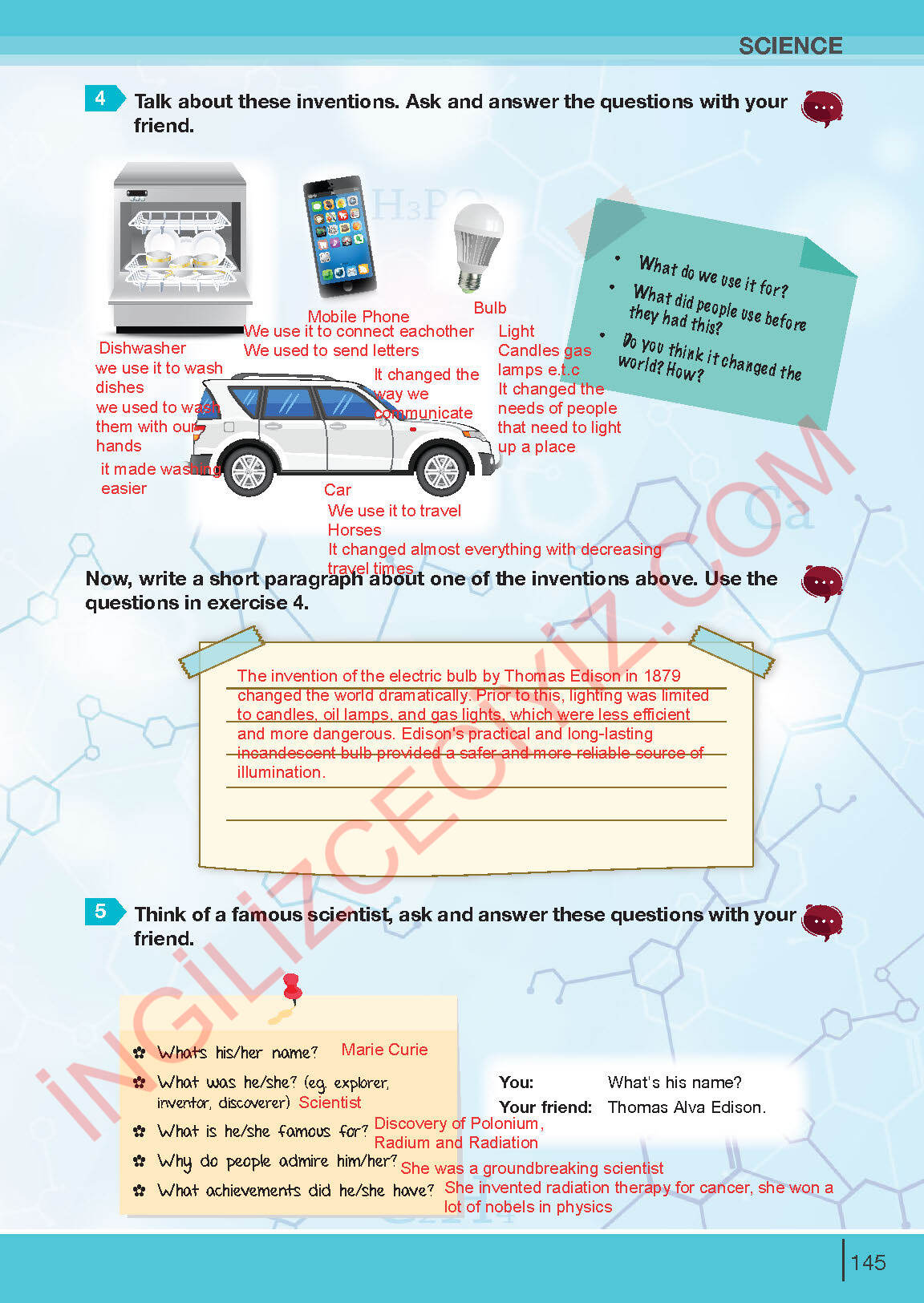8. Sınıf İngilizce Kitabı Bilim ve Kültür Yayınları Sayfa 138, 139, 140, 141, 142, 143, 144, 145 ...