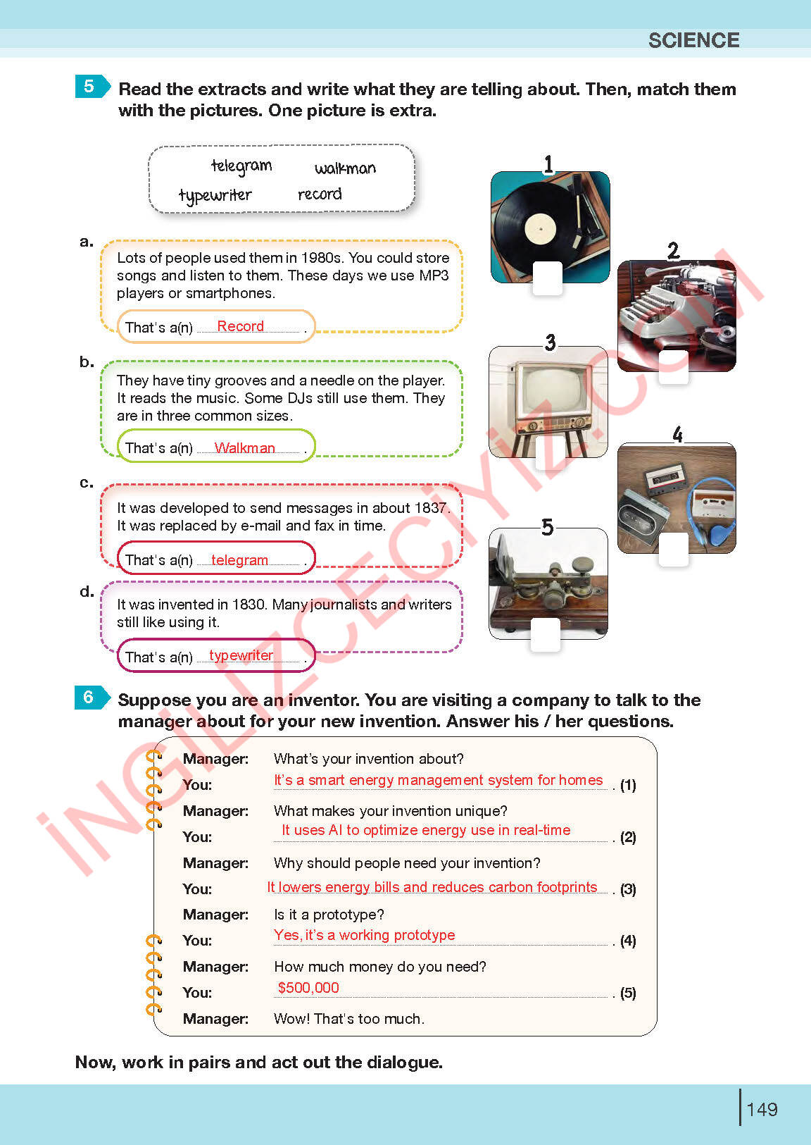 8. Sınıf İngilizce Kitabı Bilim ve Kültür Yayınları Sayfa 138, 139, 140, 141, 142, 143, 144, 145 ...